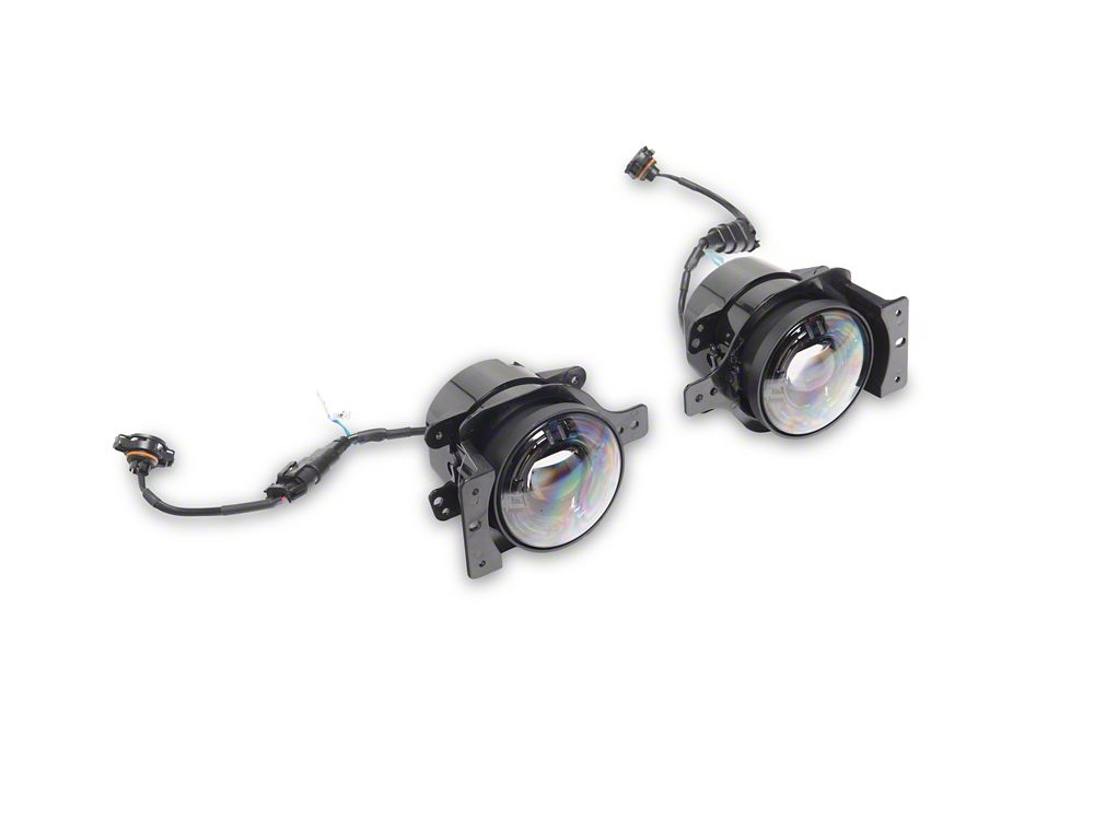 Raxiom V2 LED Switchback Fog Lights with Amber Turn Signal and Halo Ri
